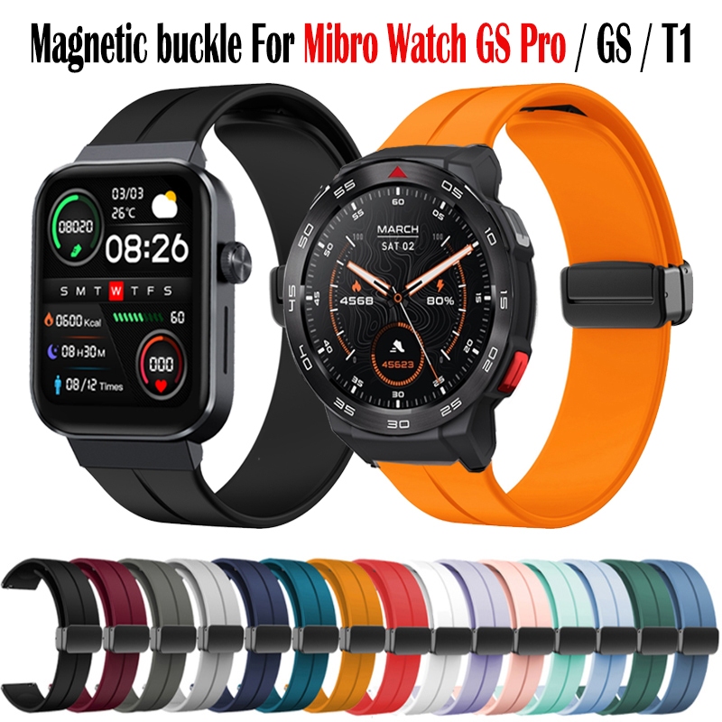 Mibro Watch GS Pro Silicone Strap For Mibro Watch T1 Soft Sport ...