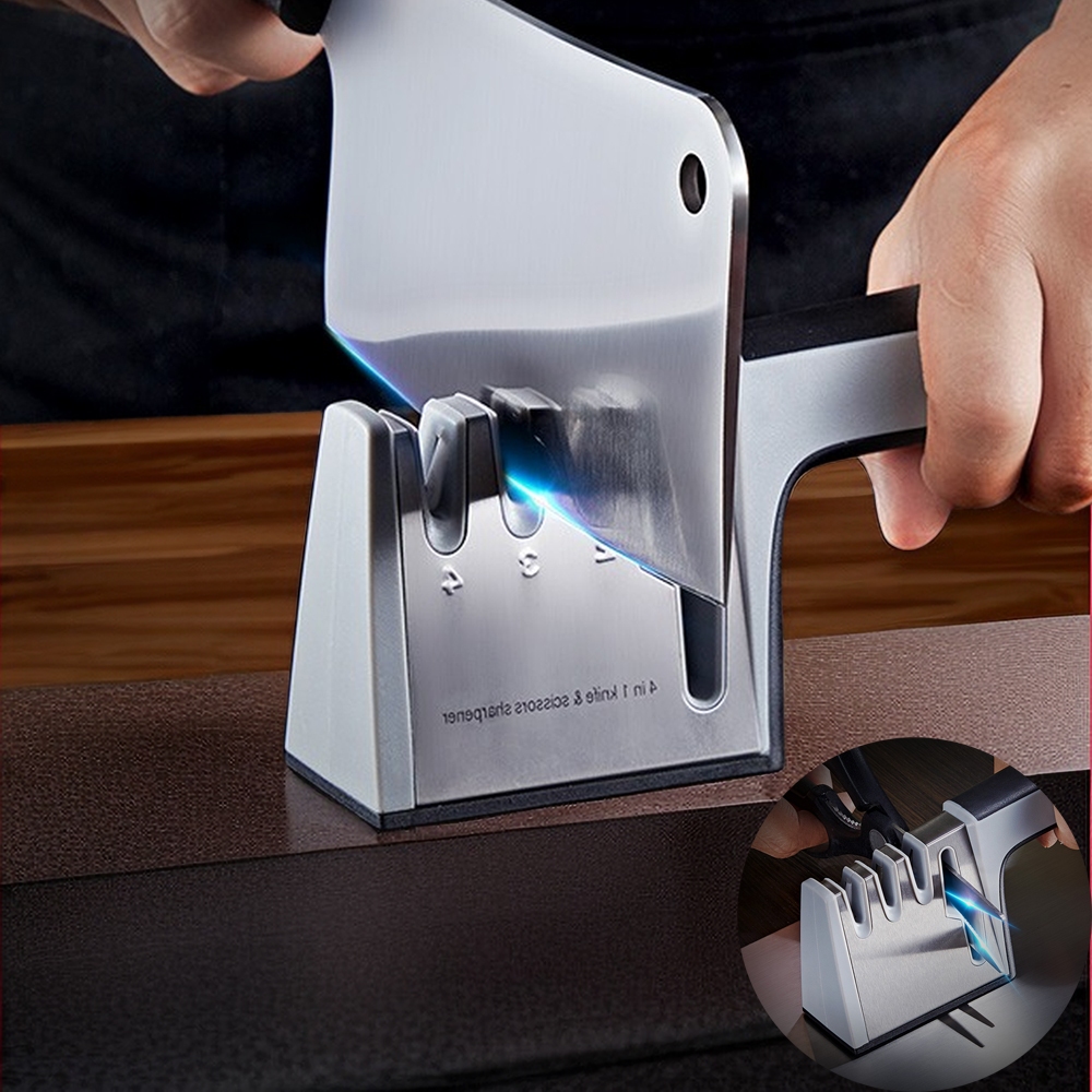 Quick Sharp Knife Sharpener, pengasah pisau : Professional Home Kitchen ...