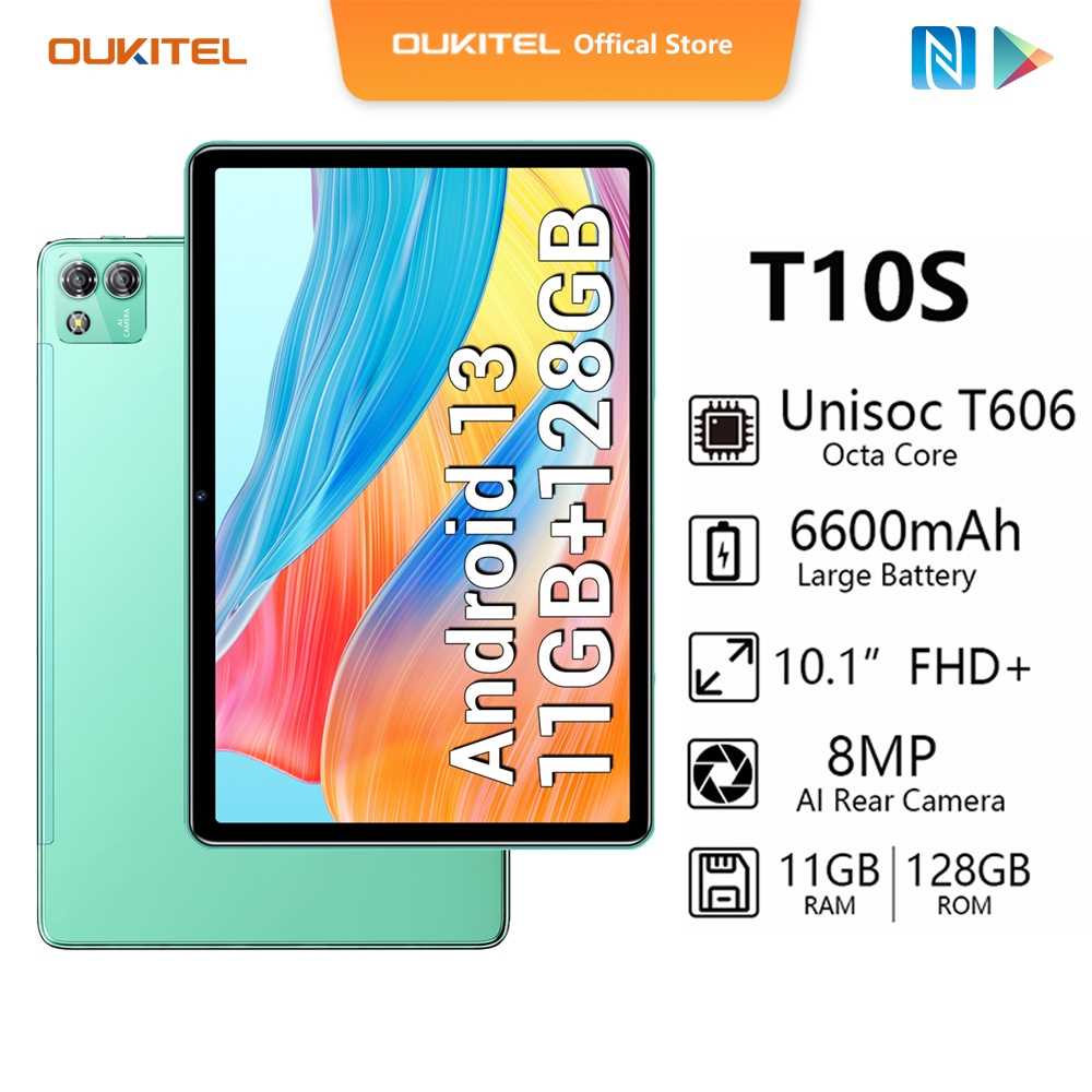 DOOGEE T10S Tablet PC 10.1Inch 11GB RAM+128GB ROM FHD 8.4MM Display ...