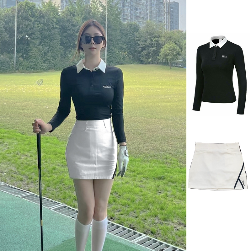 Summer New Golf Women's Bag Hip Skirt Elastic Slim Fit, Breathable ...