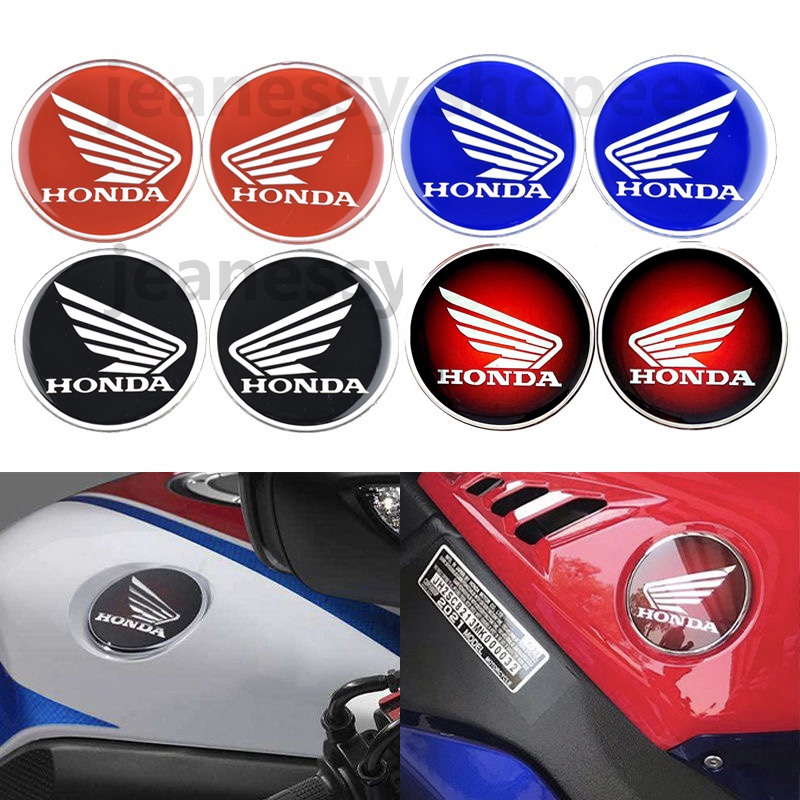 * Ready STOCK * 3D Gel + Alloy Plating Honda Motorcycle Fuel Tank Logo ...
