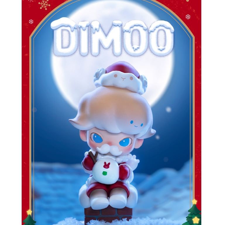 POP MART DIMOO Letters from Snowman Series Action Figure Christmas Gift ...