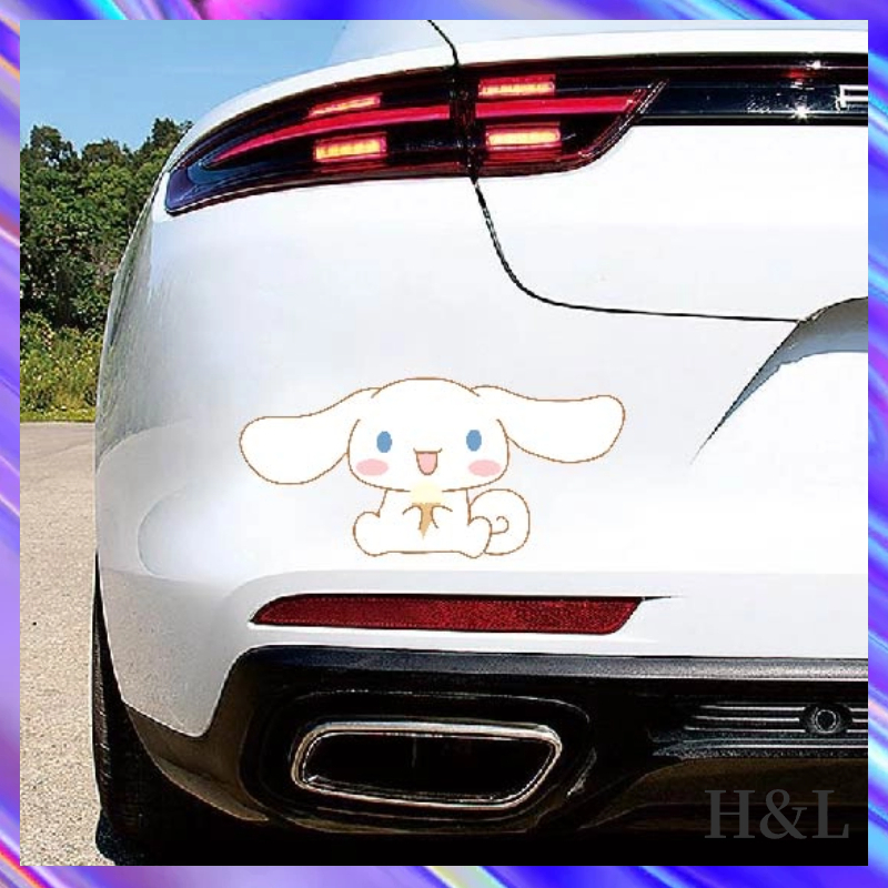 HL Sanrio decorative car stickers are waterproof, cartoon big eared dog ...