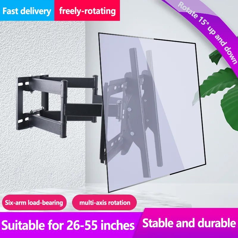 Tv Stand Adjustable Tilt 32 26-55 42-46inch Universal TV Wall Mount ...