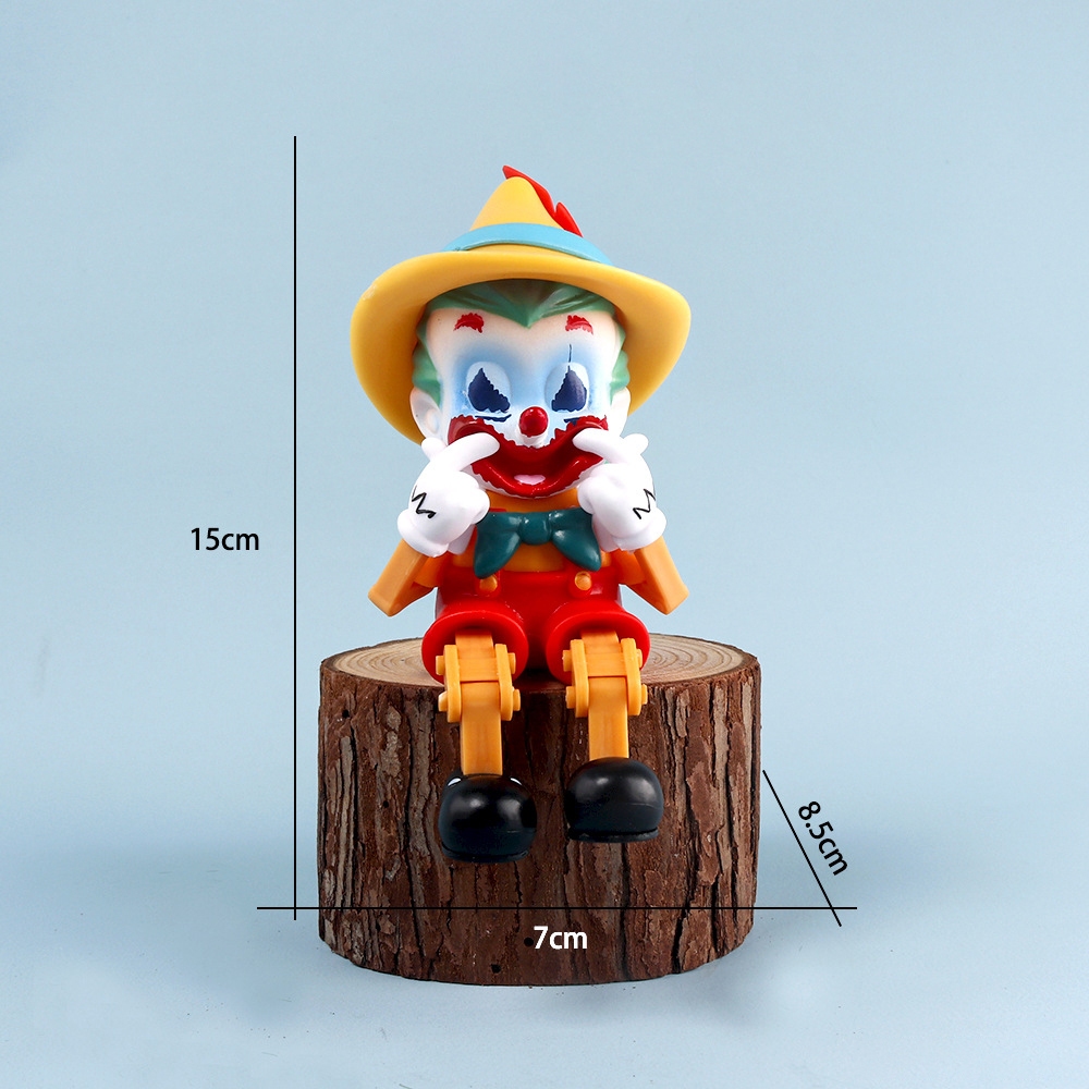 13-15cm Anime Crayon Shin-chan Figure Nohara Shinnosuke Cosplay Clown ...