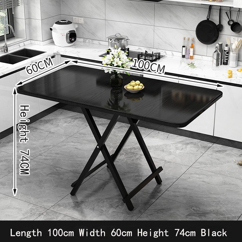 Livingroom Dining Table Foldable Table Simple Folding Portable Table ...