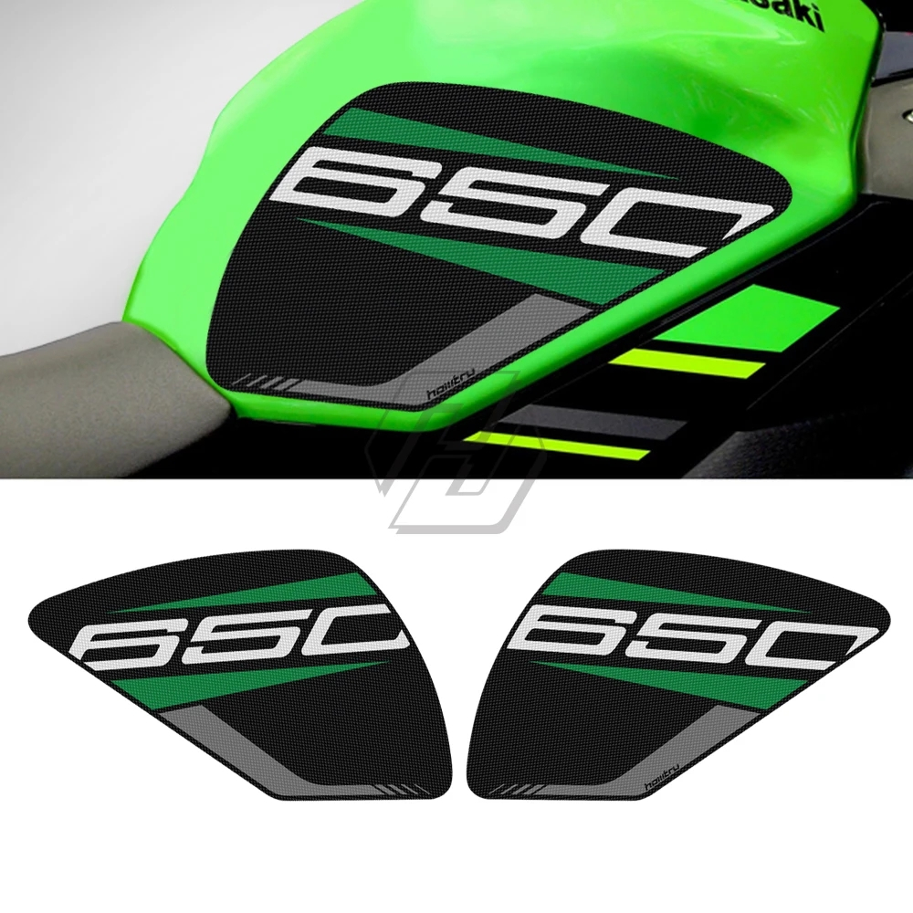 Side Tank Pad Sticker Protection Knee Grip Anti-slip For Kawasaki Ninja ...