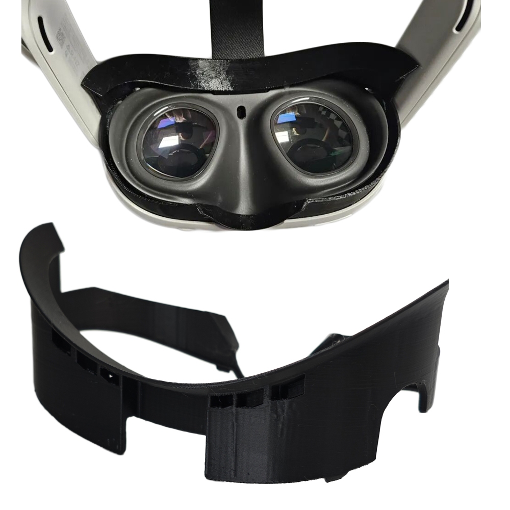 For Meta Quest 3 Facial Gasket PLA+ Translucent Non-transparent Facial ...