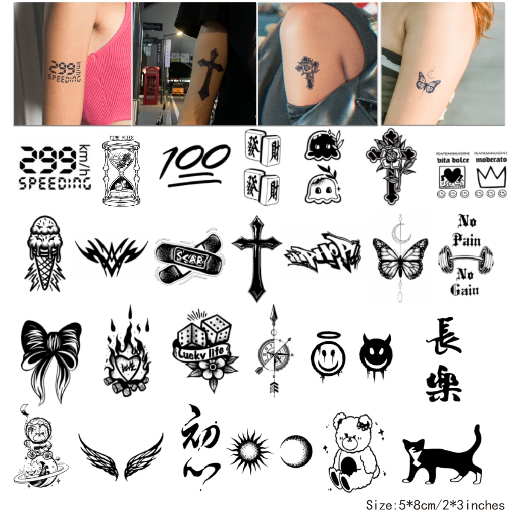 INKARTLINK MAGIC TATTOO Lasts To 2 Weeks Tattoo Sticker Waterproof Long ...