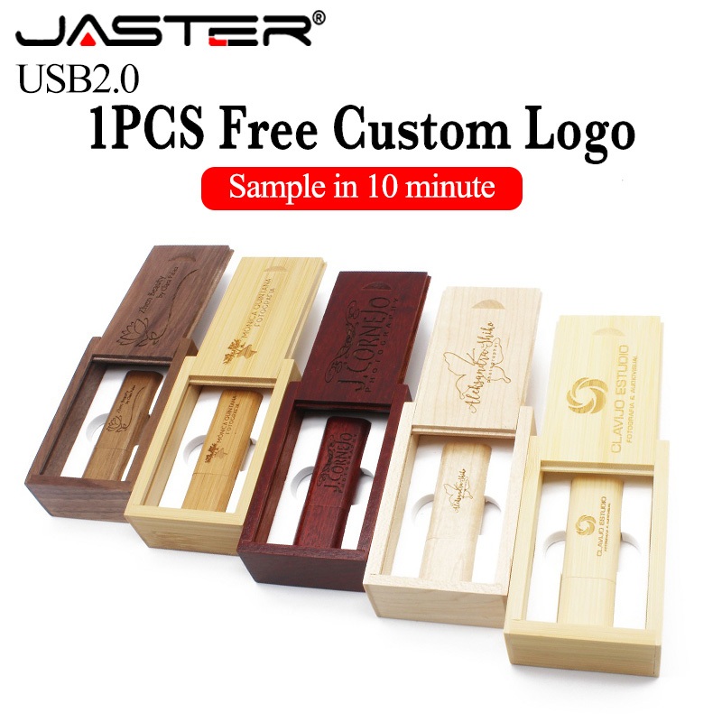 JASTER (Free Custom Logo) USB Flash Drive 64GB Laser Engraving USB 2.0 ...