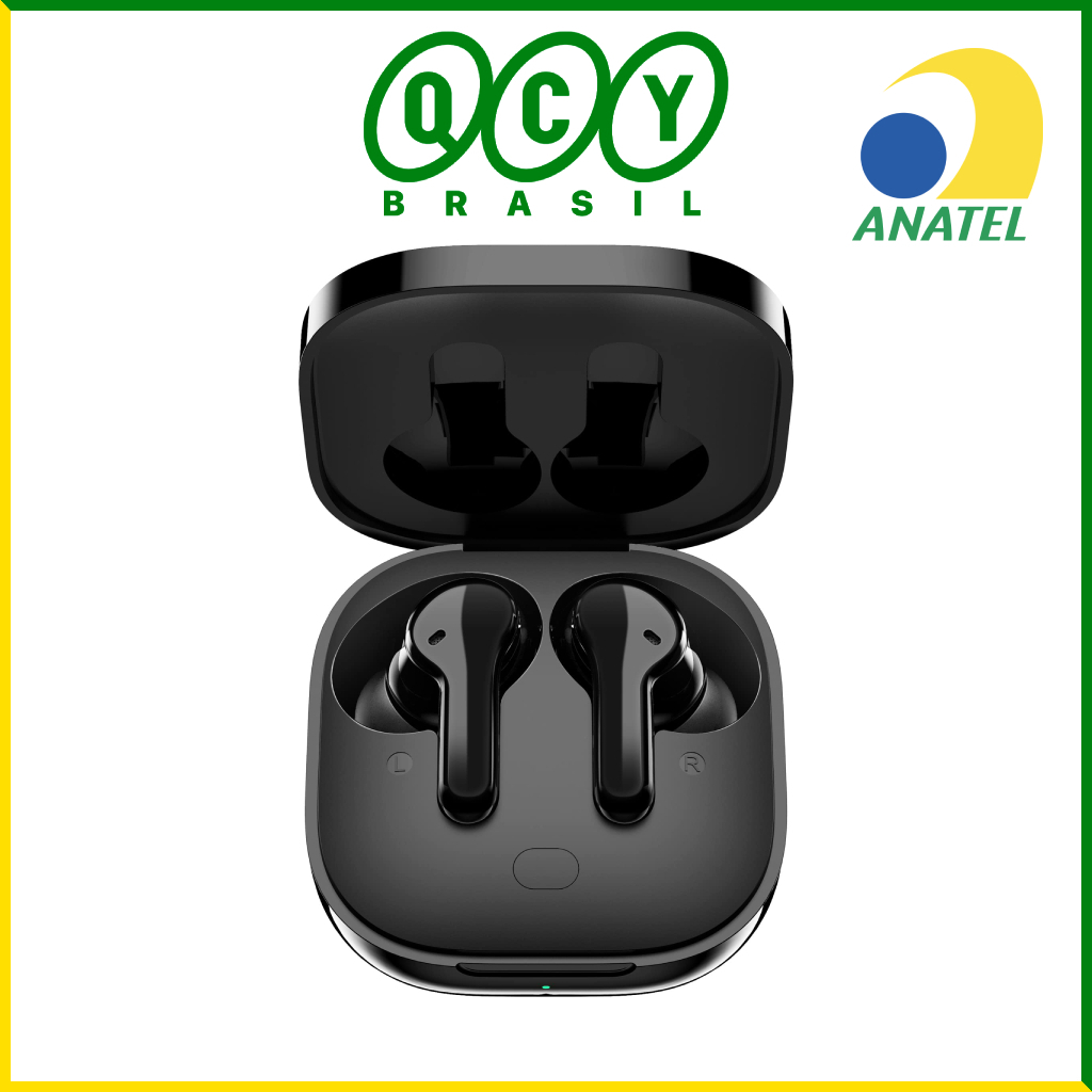 QCY T13 Wireless Bluetooth Earbuds Black V5.1 TWS With Touch Control 4 Microphones Hd Call ...
