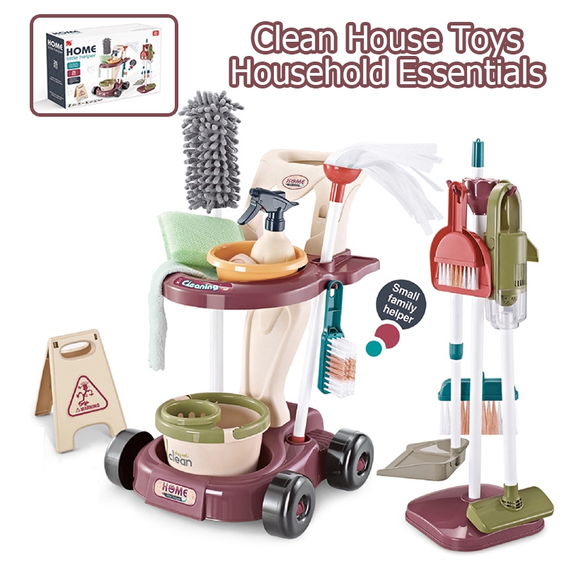 🚀Malaysia Delivery🚀Cleaning Toys for Kids Girl Pretend Play Clean Toy ...
