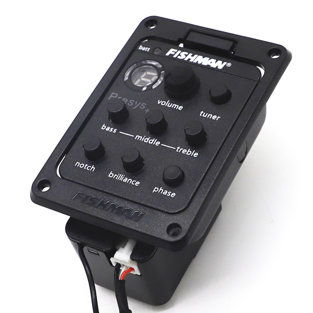 Top Quality FISHMAN Presys+ Plus 201 Preamp Guitar Pickups EQ Tuner Piezo Pickup Equalizer ...