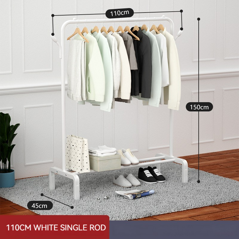 Rak Single Pole Clothes Hanging Rack Clothes Hanger Single Pole Garment ...