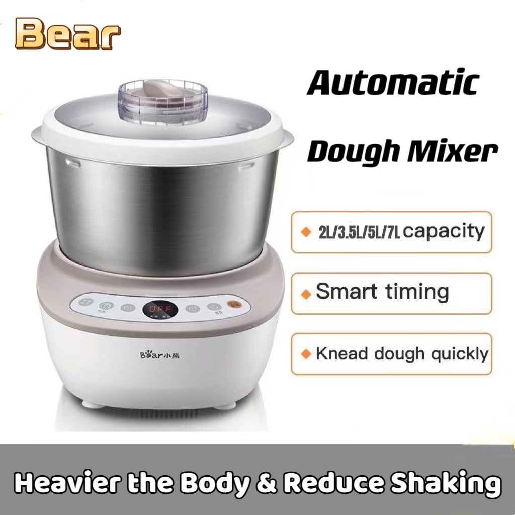 Bear Automatic Dough Mixer Electric Kneading Machine Heavy Duty Bread ...