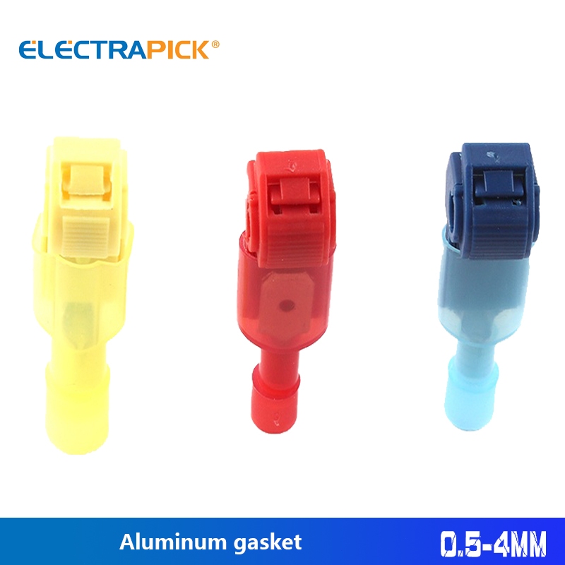 Electrapick Snap Splice Terminals Crimp Wire Connector (20/40/60 Pcs ...