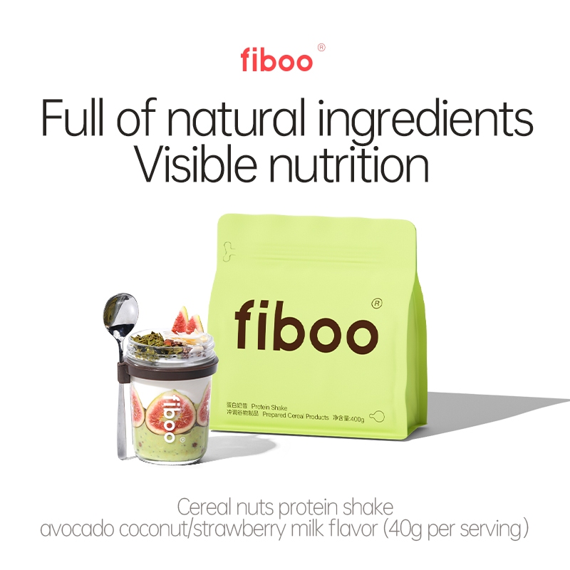 Fiboo Meal Replacement Protein Shake for Weight Loss High Protein High ...
