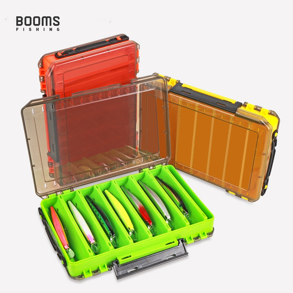 Booms Fishing LB1 Fishing Tackle Box 12 Compartments Double Sided ...