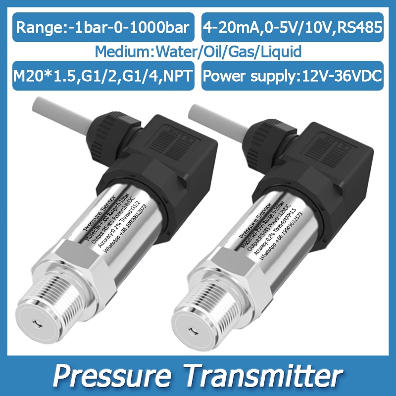 Pressure Transmitter RS485 Water Oil Gas Liquid Pressure Sensor ...