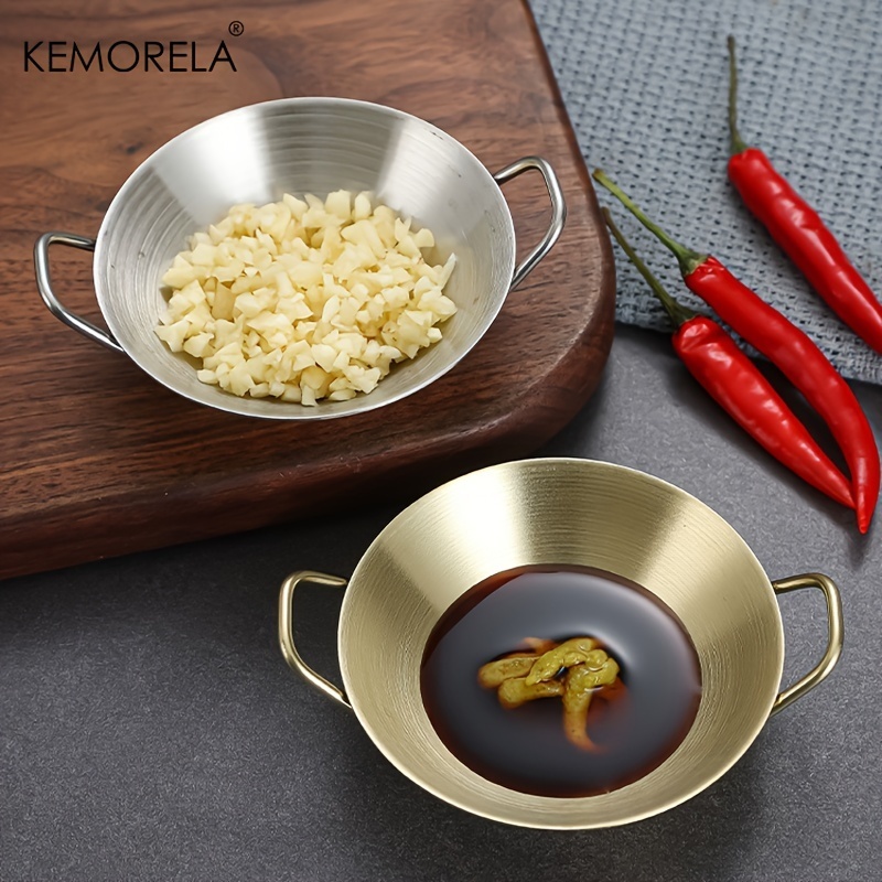 KEMORELA Korean Dipping Sauce Dish 304 Stainless Steel Household use ...