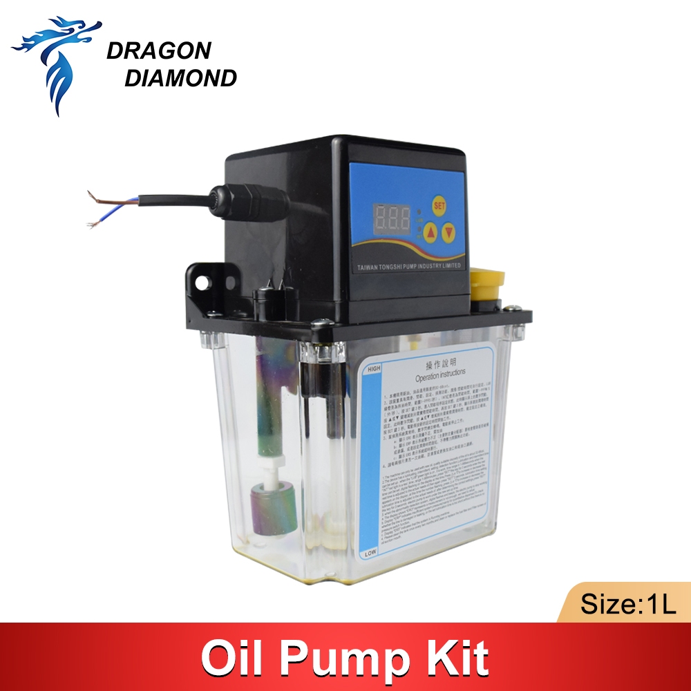 1L 1.2L 2L Oil Pump CNC Grease Electromagnetic Lubrication Station Pump ...