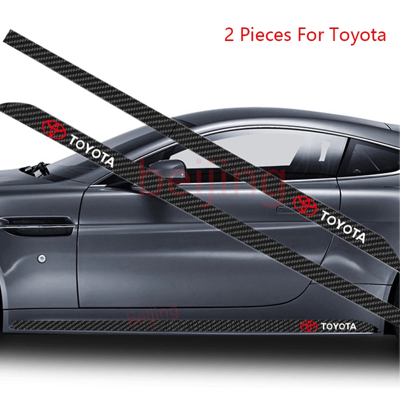 1 Pair For Toyota Car Stickers Body Door Side Stripes Decals Sticker ...