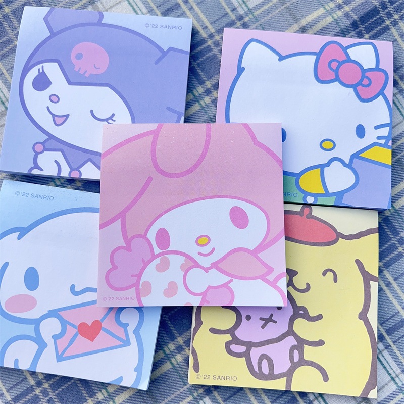 Cute Hug Sanrio Note Paper Ins Wind Note Paper Cartoon Thickened ...