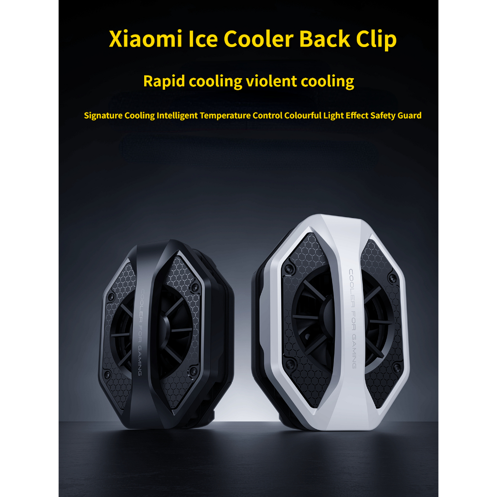 Xiaomi Ice Cooler Back Clip 30W Power Colorful Light Effect Intelligent ...