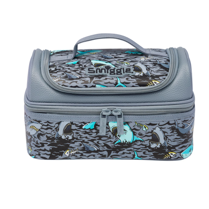 Smiggle Shark Wild Side Double Decker Lunch Bags Thermal insulation bag ...