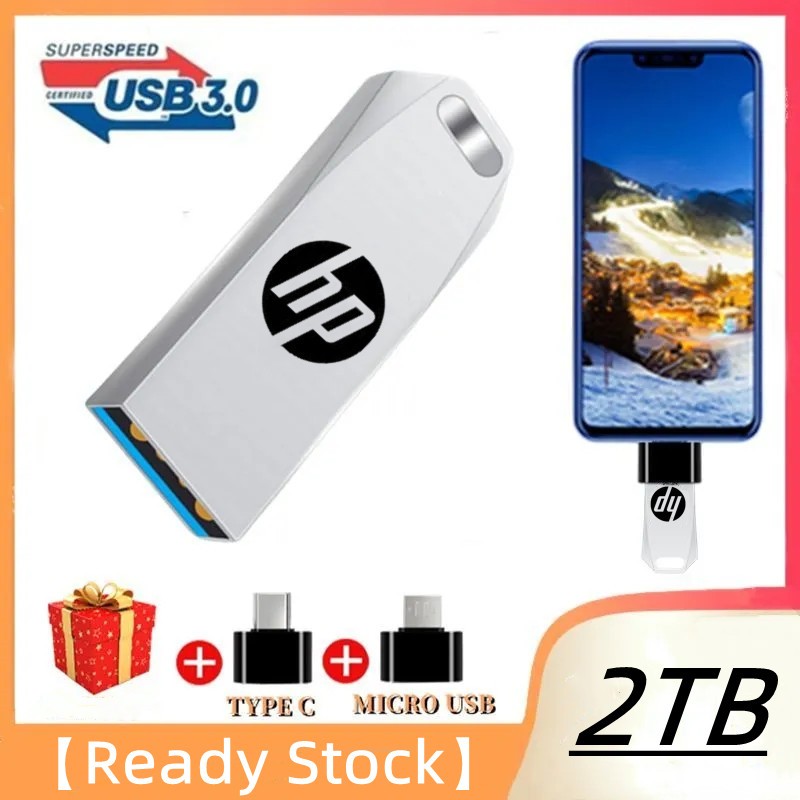 2TB USB3.0 Metal OTG Flash disk 1TB 512GB 256GB 128GB 32GB Pendrive ...