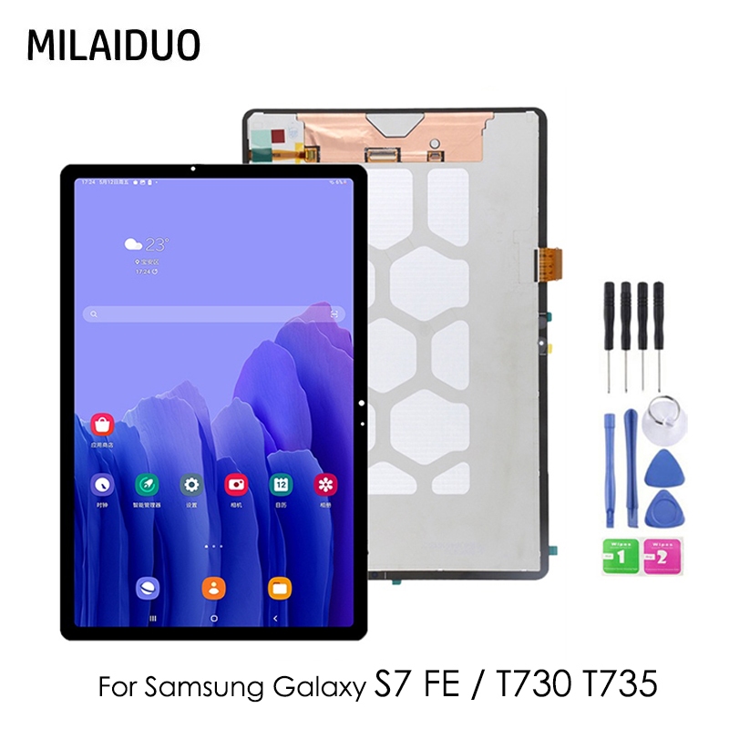 For Samsung Galaxy Tab S7 FE SM-T730 SM-T733 SM-T735 T736 T737 T738 LCD ...