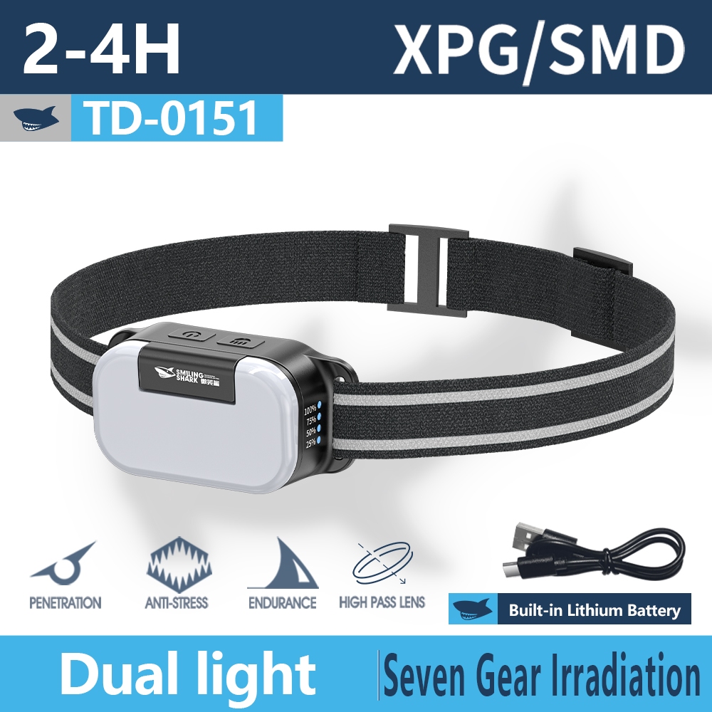 Smilingshark TD0151 led Head lamp White/Yellow/Red light Headlight ...