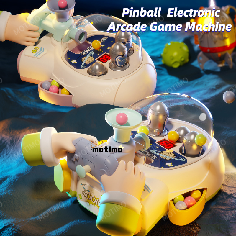 MOTIMO [From MY] Arcade Spaceship Pinball Claw Machine Educational ...