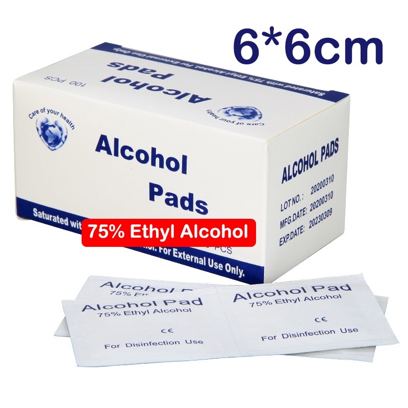 Alcohol Swab (100pcs) /Alcohol Pad 70% Isopropyl Alcohol | Shopee Malaysia