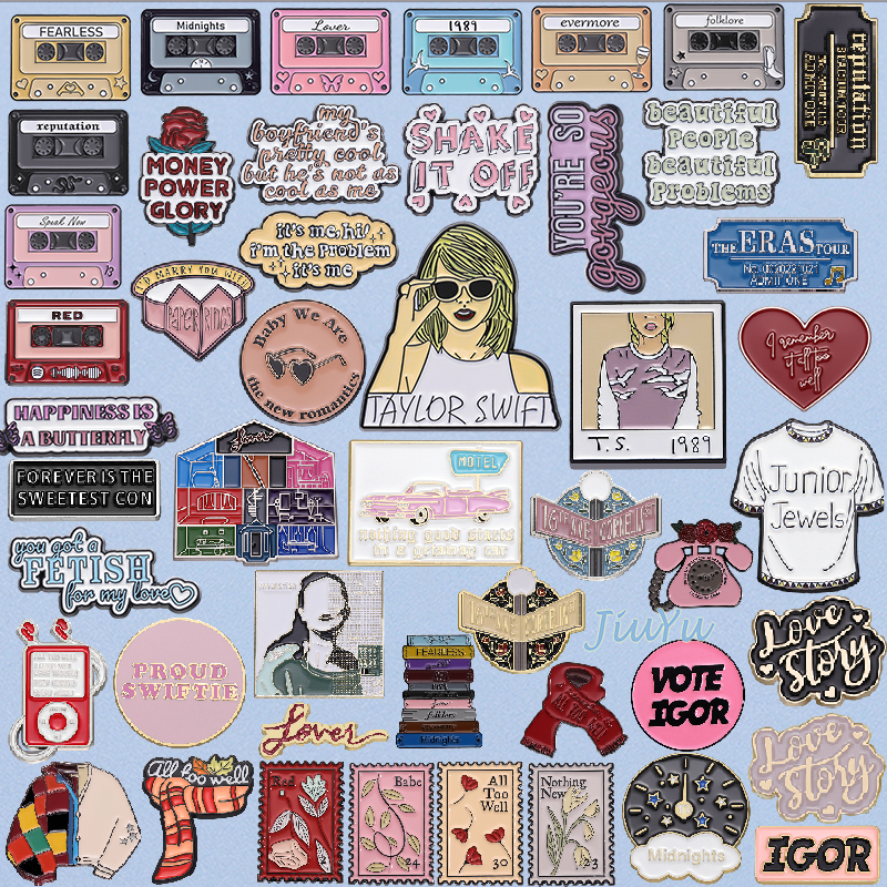 Taylor Swift World Tour Concert Tickets Enamel Pins The Eras Tour ...