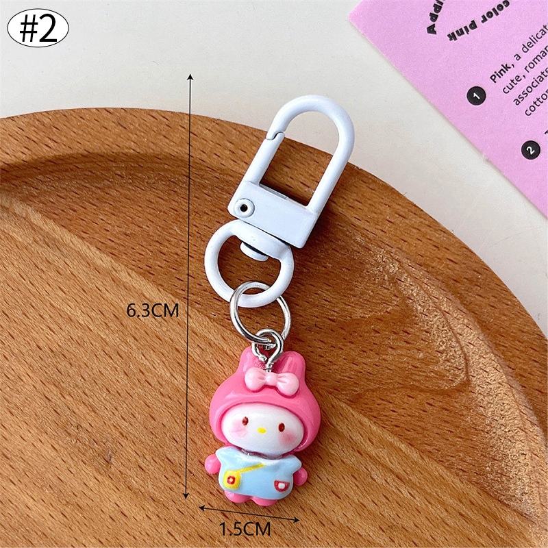 Macaron Key Chain Sanrio Keychain Cute Key Ring Pendant Pacha Dog ...