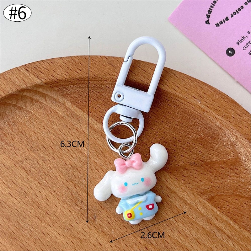 Macaron Key Chain Sanrio Keychain Cute Key Ring Pendant Pacha Dog ...