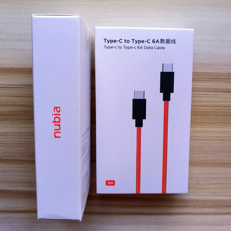 100% Original For Nubia Red Magic 6A Gaming Cable USB Type-C to USB C Type-C Date Cable PD QC ...