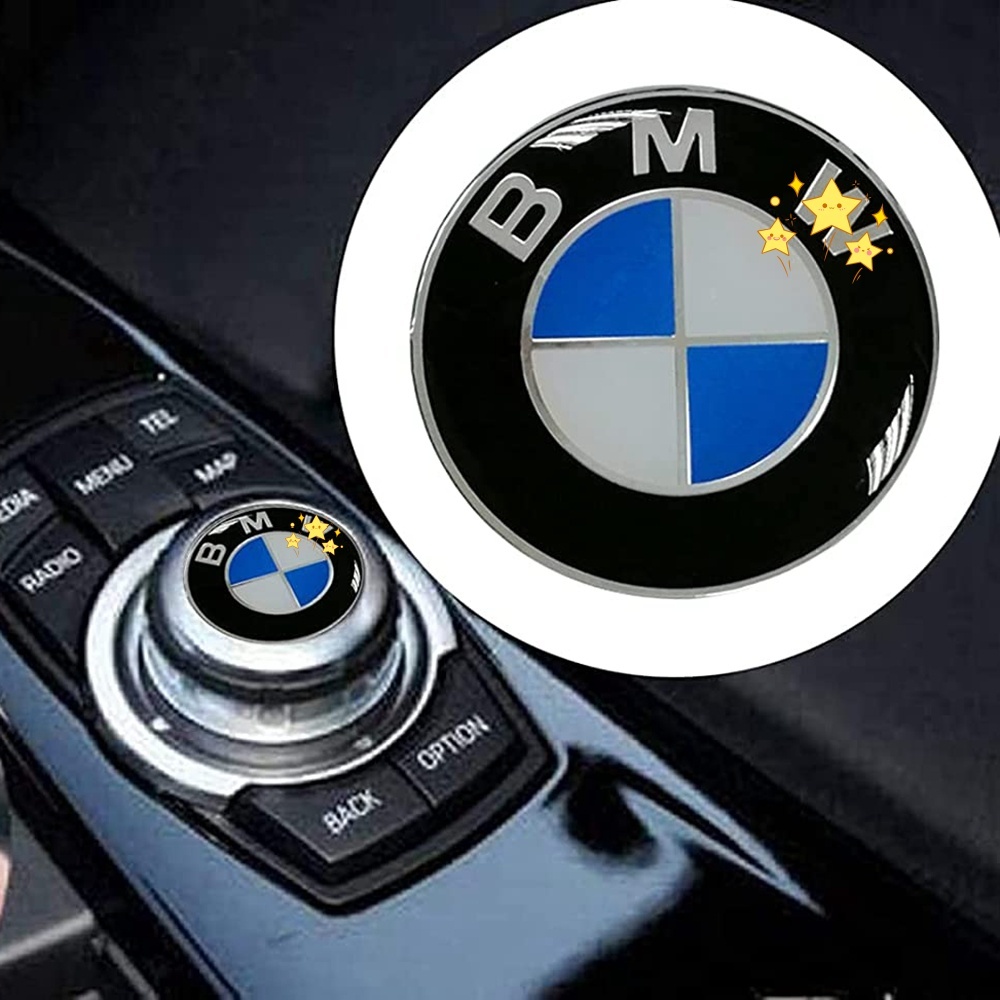 29mm Multimedia Control Badge Alloy Sticker Compatible with BMW M 1 3 5 ...