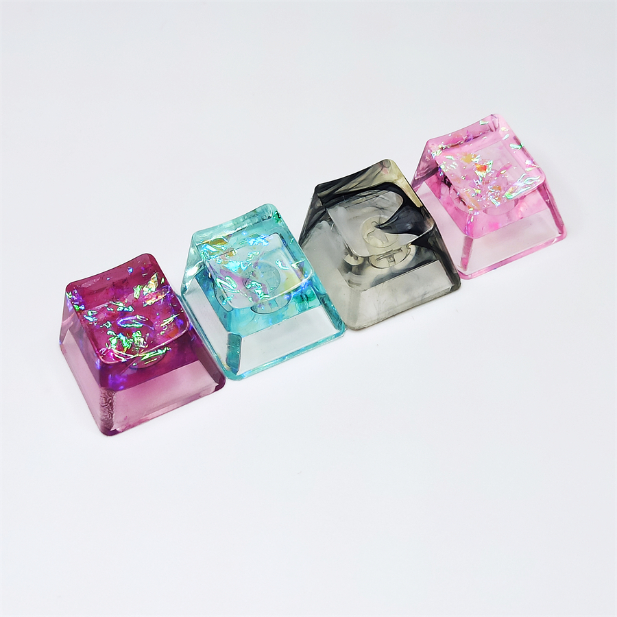 1pcs Resin Keycap PBT Translucent Keycap for Mechanical Keyboard Keycap ...