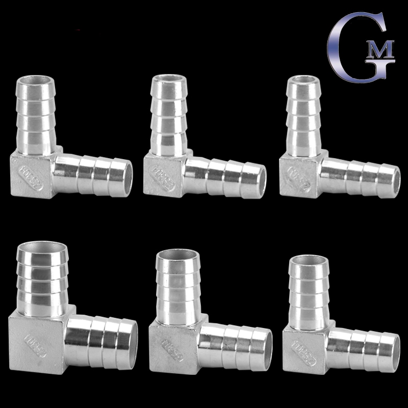 304 Hose Barb Elbow L Type Hose Barb Pagoda Joint Stainless Steel Elbow ...