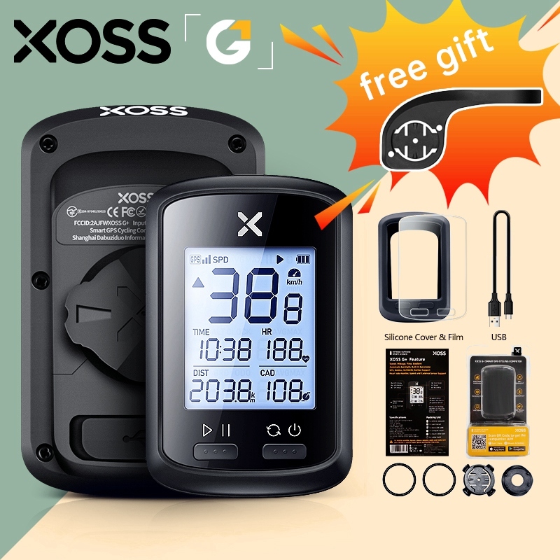 XOSS G plus G+ Bike GPS Bicycle Computer Wireless Speedometer ...