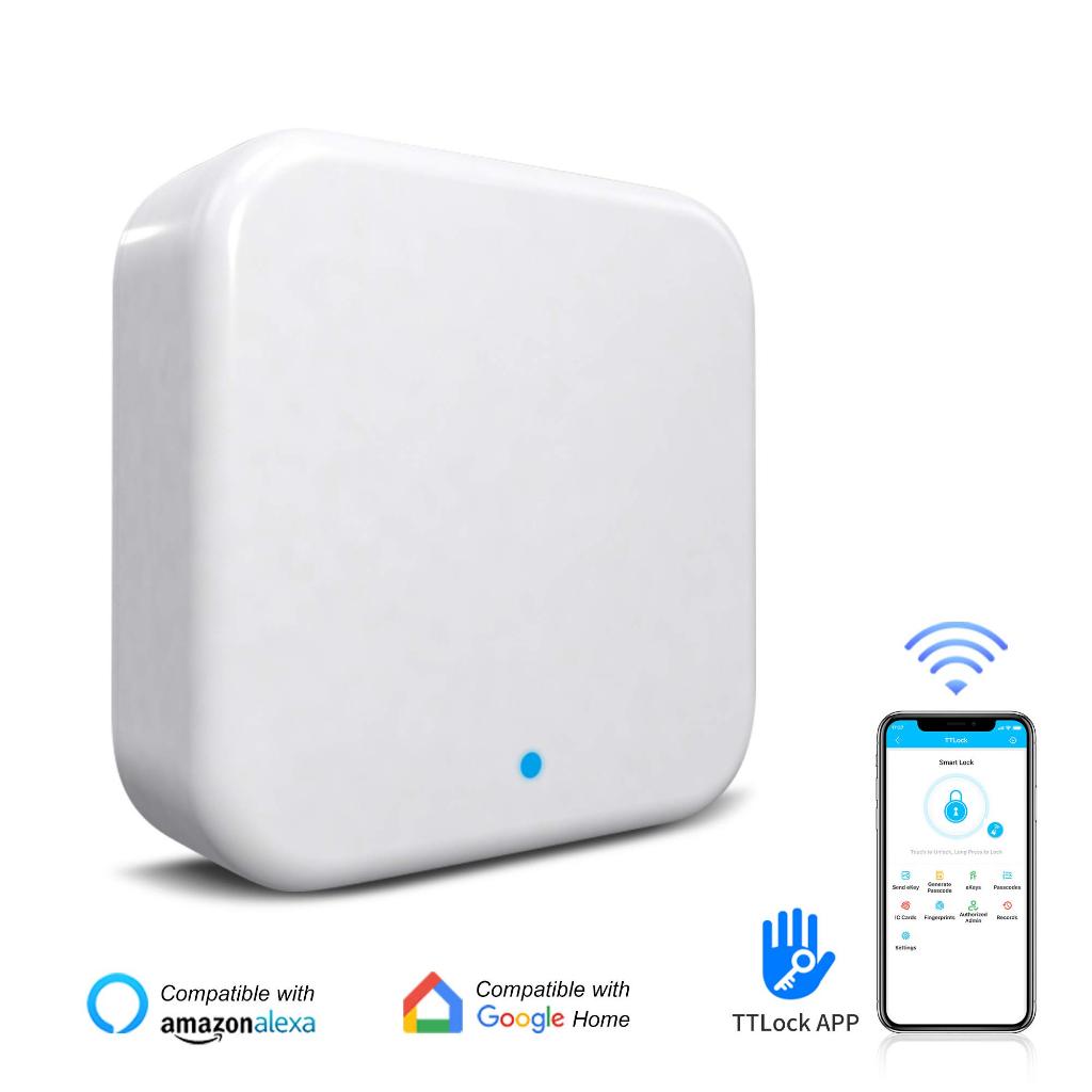 TTlock G2 Gateway Fingerprint Password Smart Door Lock Home Compatible ...