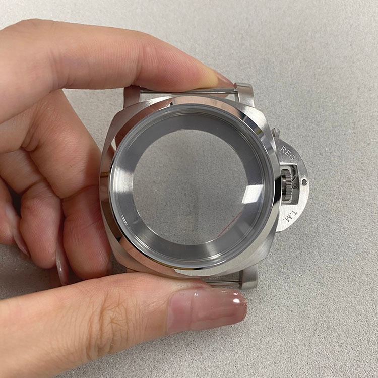 44MM 316 Stainless Steel Watch Case with Mineral Glass Accessories for ...