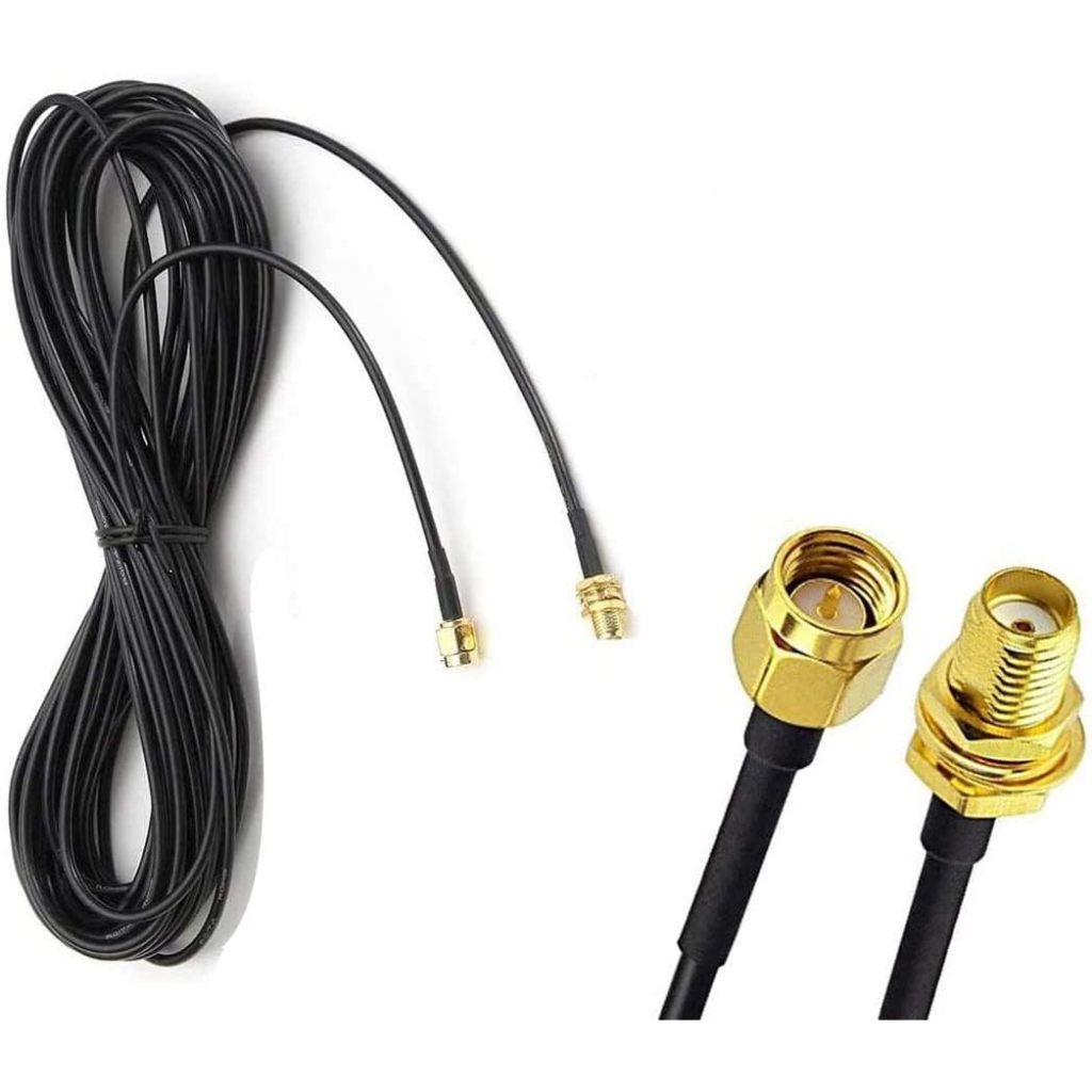 WiFi Antenna Extension Cable RG174 SMA Male to Female Coaxial Cable for 3G 4G LTE Router Gateway ...