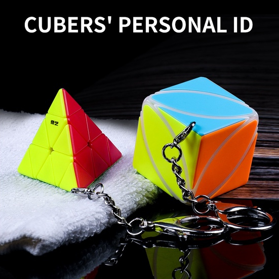 [Picube] Qiyi IVY Keychain Key Ring Cubes 3x3 Cubes Puzzle Magic Cubes ...