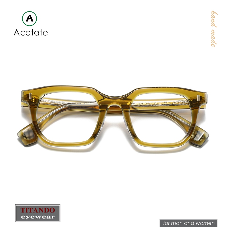 American Luxury Style JACQUES Design Handmade Acetate Fiber Glasses ...