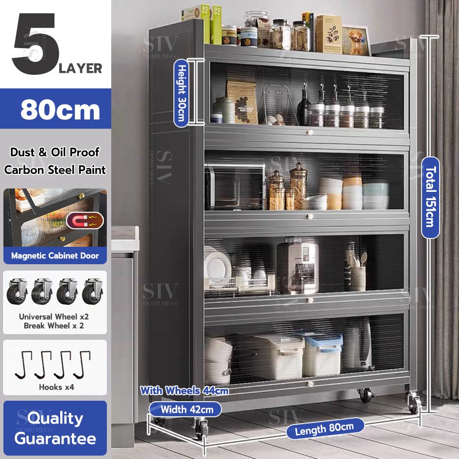 Uliance Kitchen Cabinet Kabinet Dapur Almari Dapur Cabinet Dapur Rack ...