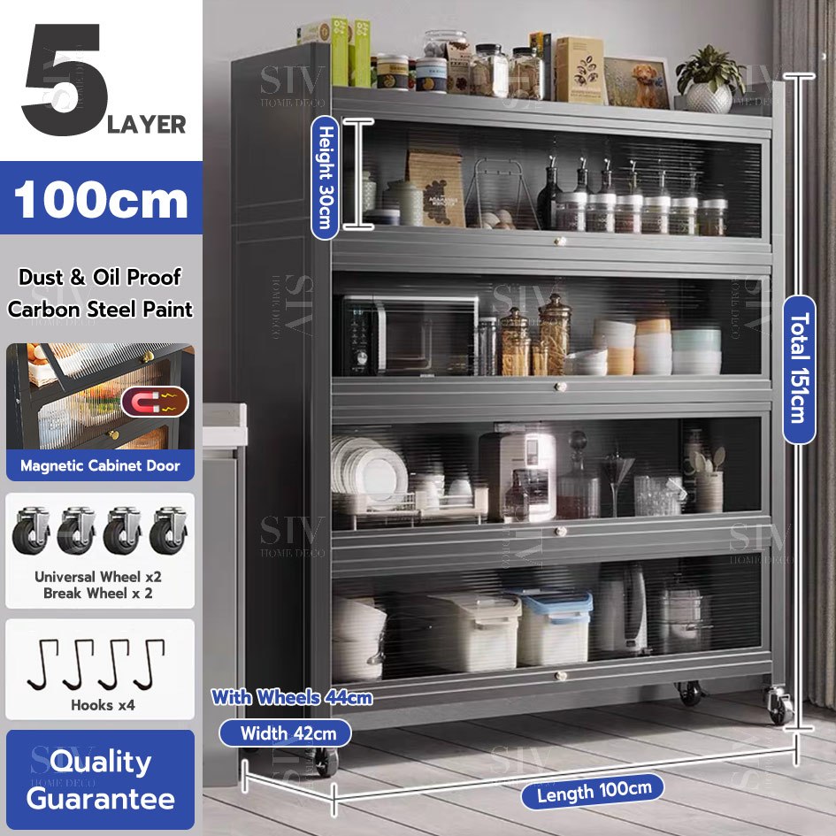 Uliance Kitchen Cabinet Kabinet Dapur Almari Dapur Cabinet Dapur Rack ...