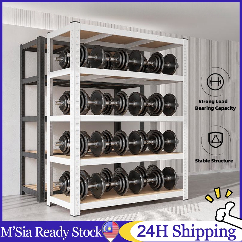 3/4/5/6 Tier Adjustable Shelves Metal Shelf Rack Organizer Kitchen Rack ...
